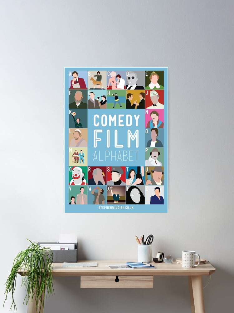 Aaroca Comedy Film Alphabet Poster Poster Classic Decoration for Office ...