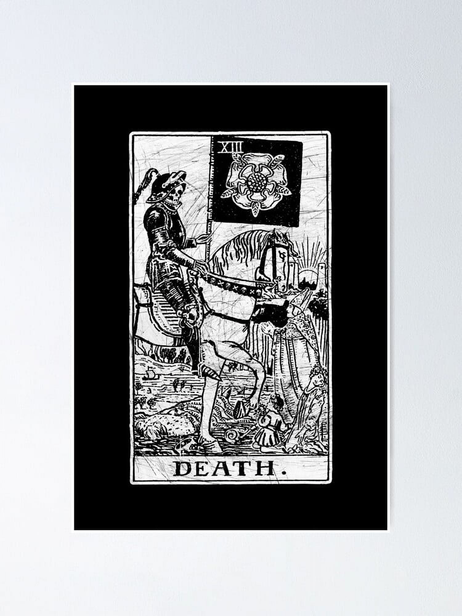 Aaroca Death Tarot Card - Major Arcana - fortune telling - occult ...