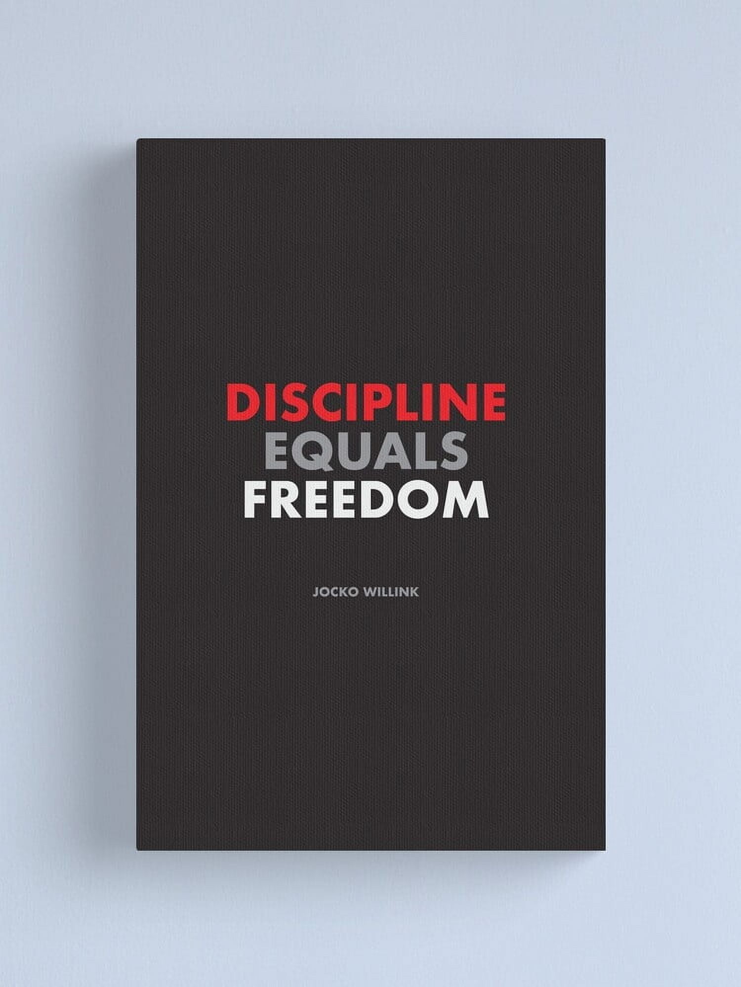 Aaroca "Discipline Equals Freedom" Jocko Willink Canvas Print High ...