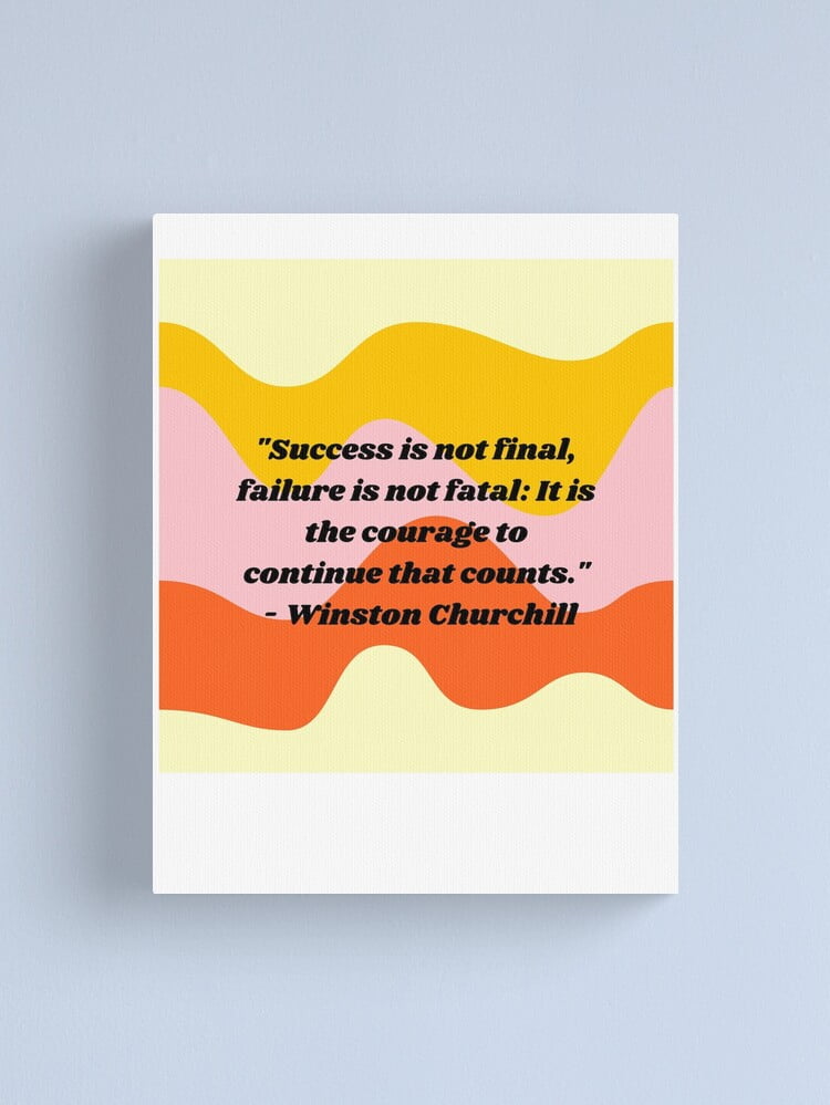 Aaroca Empowering Quotes for Success Canvas Print Inspirational Quote ...