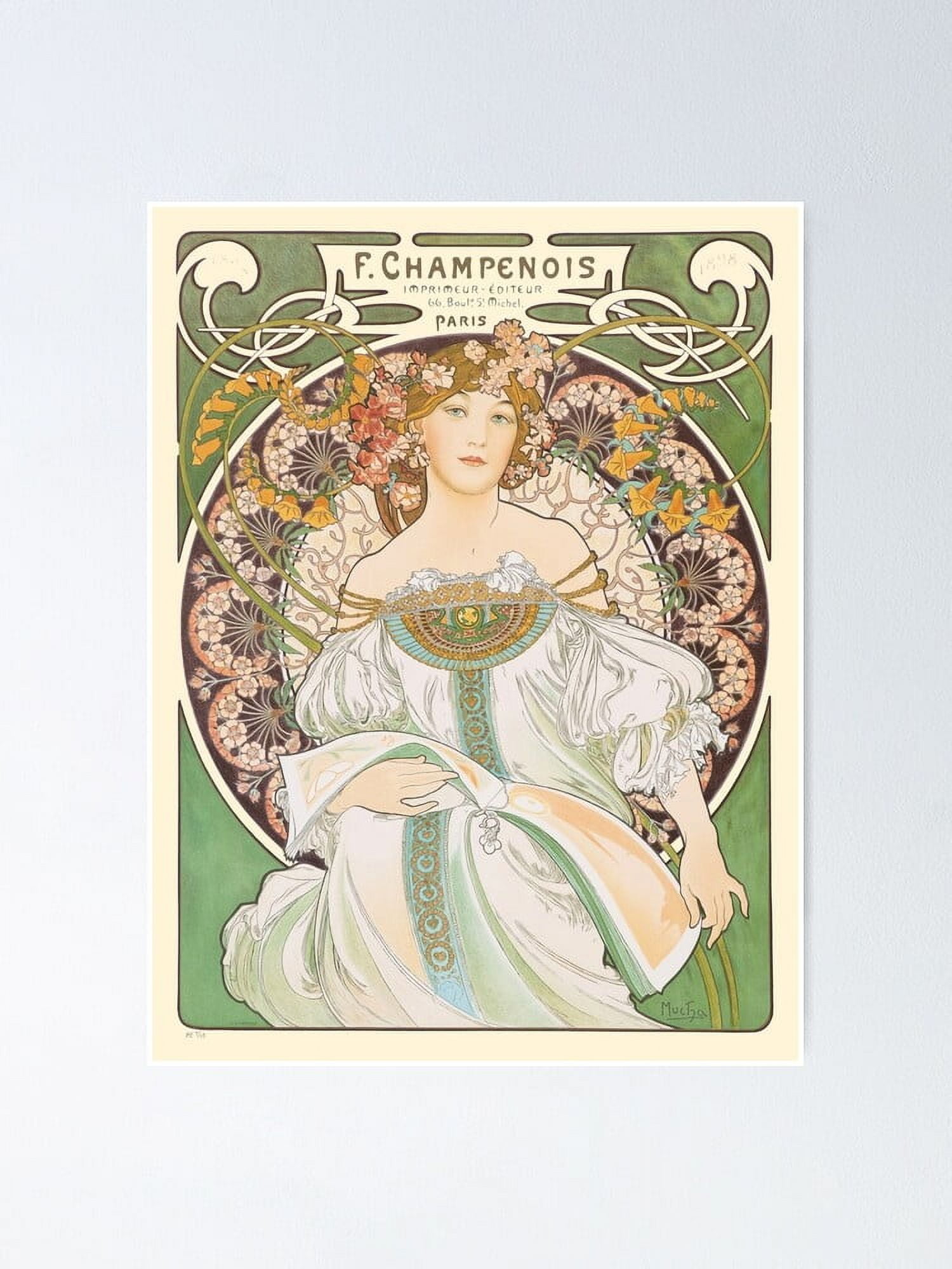 Aaroca HD. F. Champenois, by Alphonse Mucha HIGH DEFINITION (Original ...
