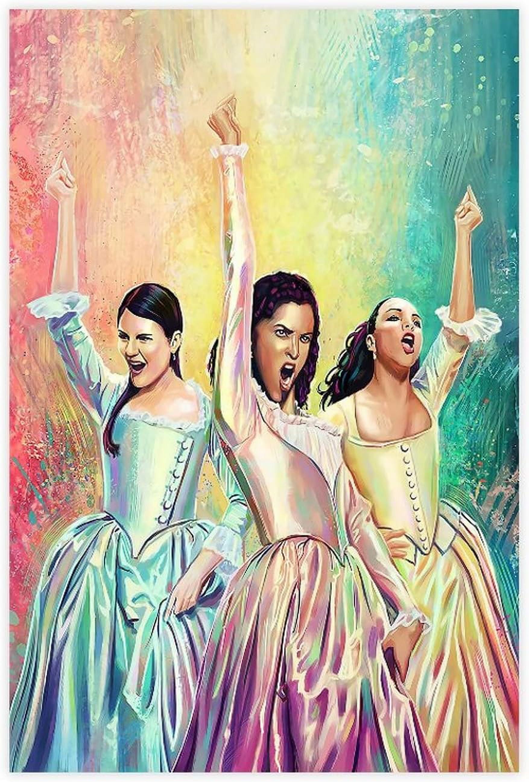 Aaroca Hamilton Animatic Schuyler Sisters Canvas Poster Wall Art Decor ...