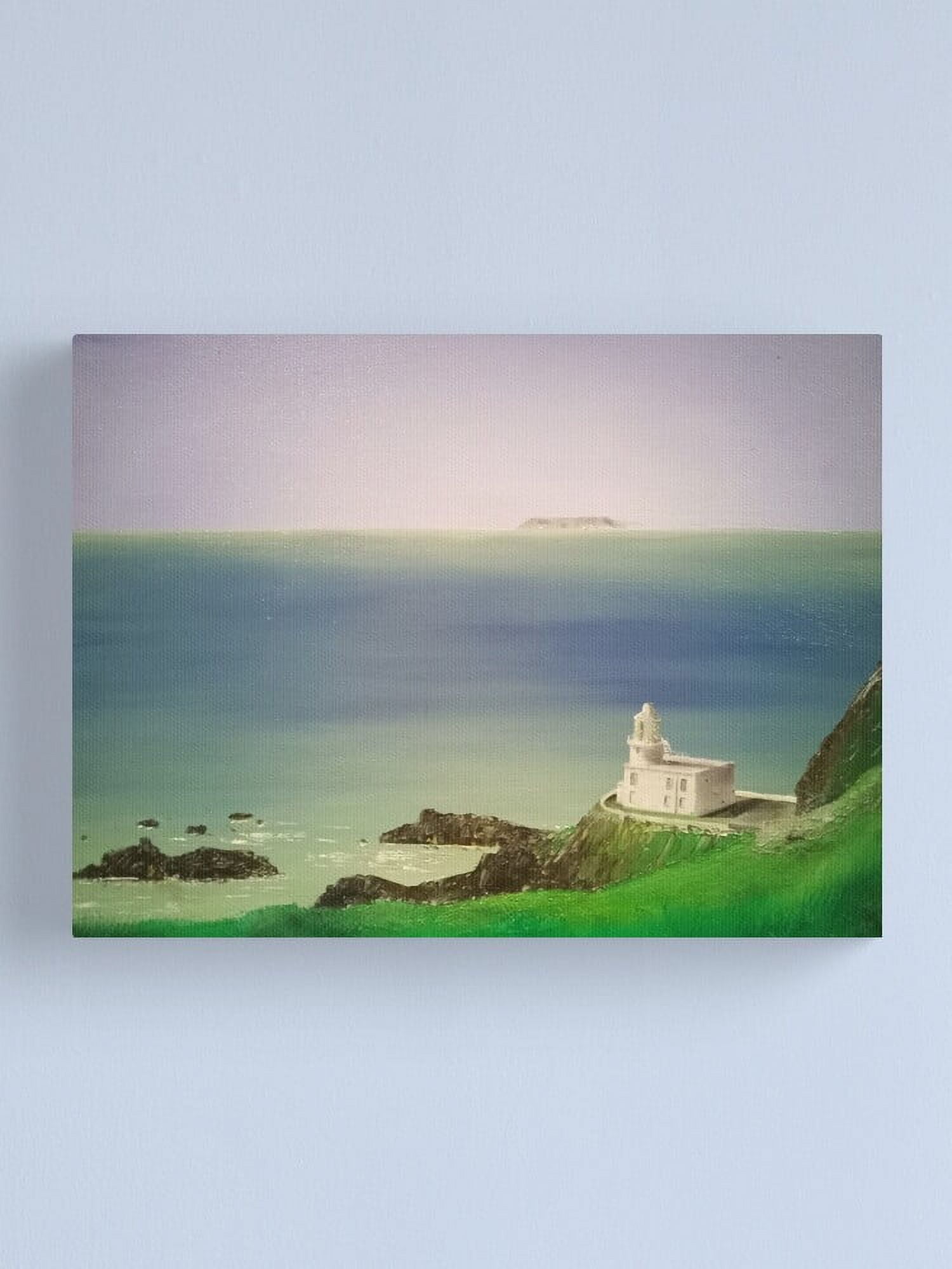 Aaroca Hartland Point LightHouse Canvas Print (Unframed) Classic ...