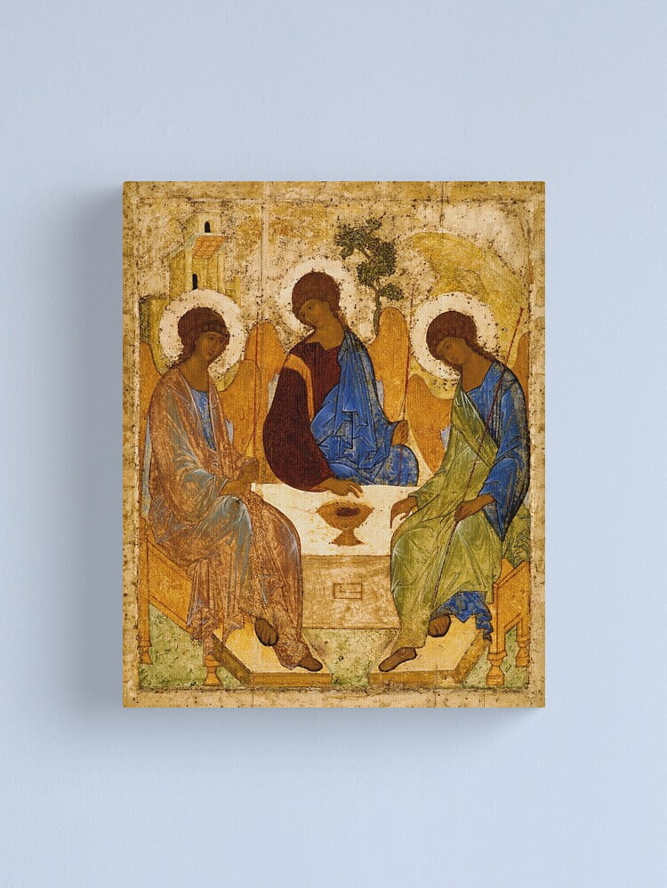 Aaroca Holy Trinity Painting Rublev Trinity Print Icon Christian ...