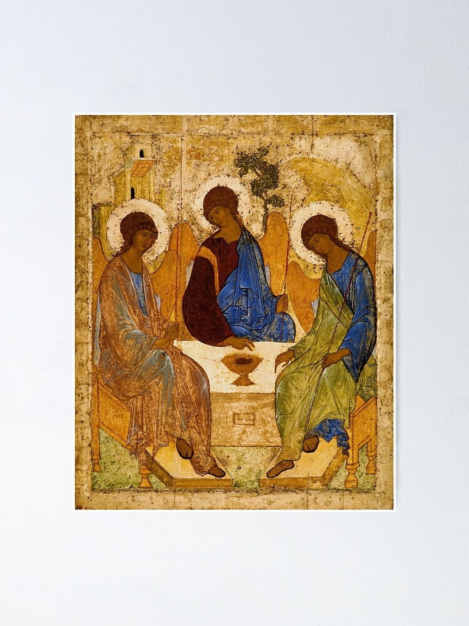 Aaroca Holy Trinity Painting Rublev Trinity Print Icon Christian ...