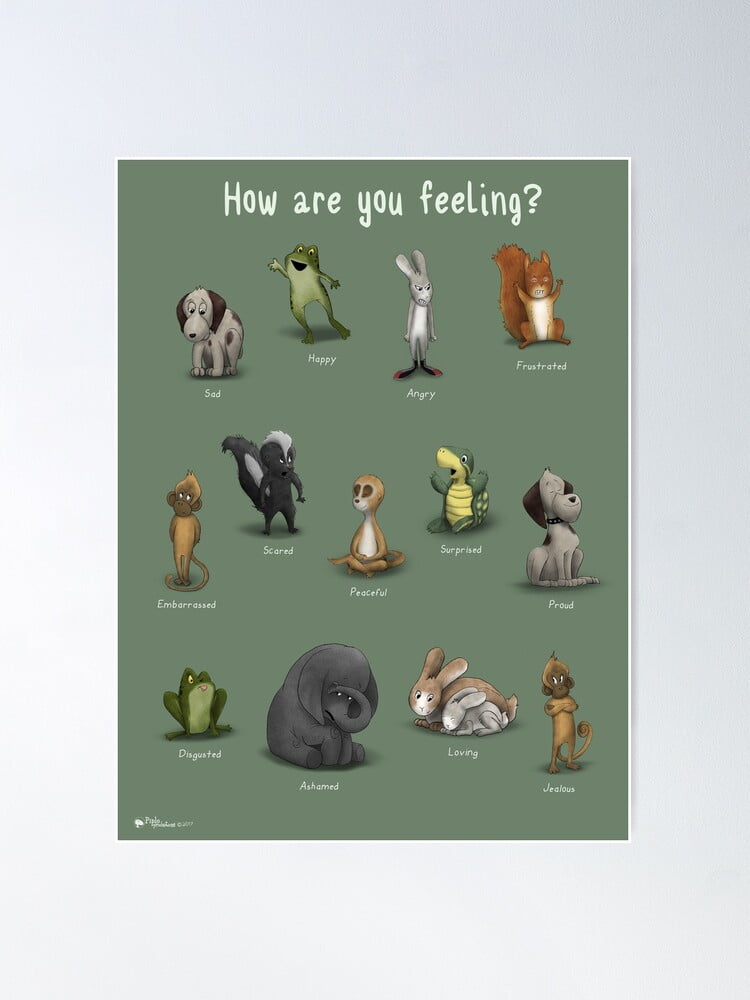Aaroca How Are You Feeling? Poster Canvas Poster - Modern Wall Art for ...