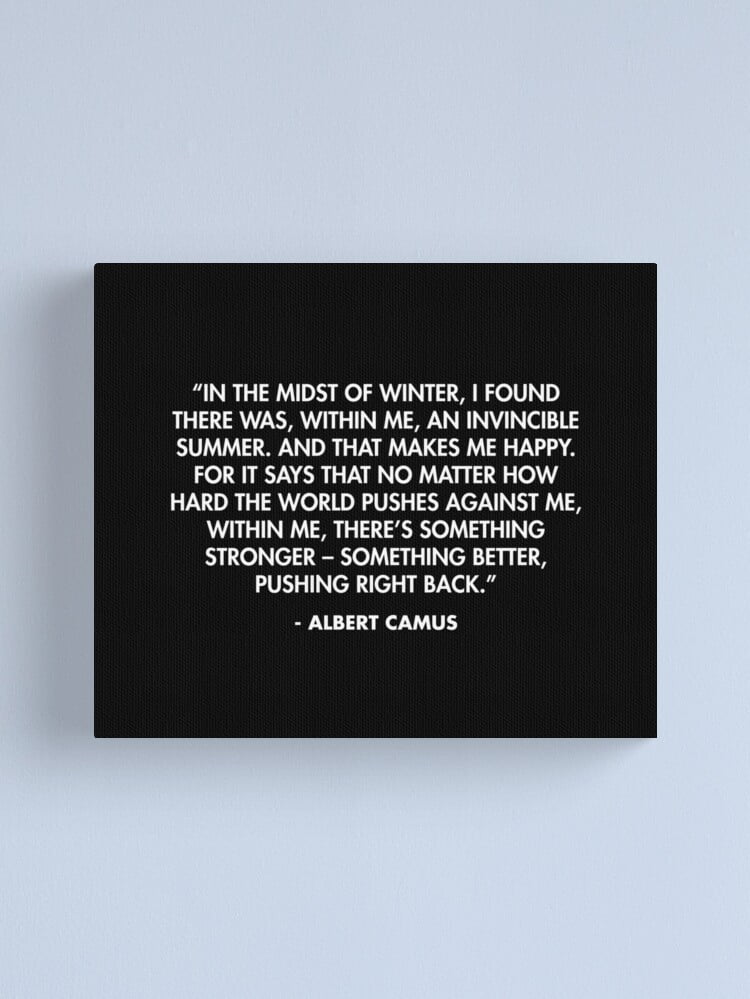 Aaroca “In the midst of winter, I found there was, within me, an ...