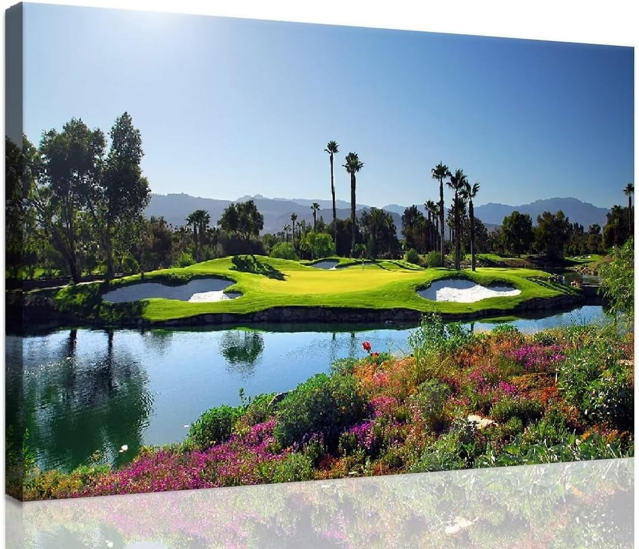 Aaroca Indian Wells Golf Course Wall Art Picture Golf Course Poster ...