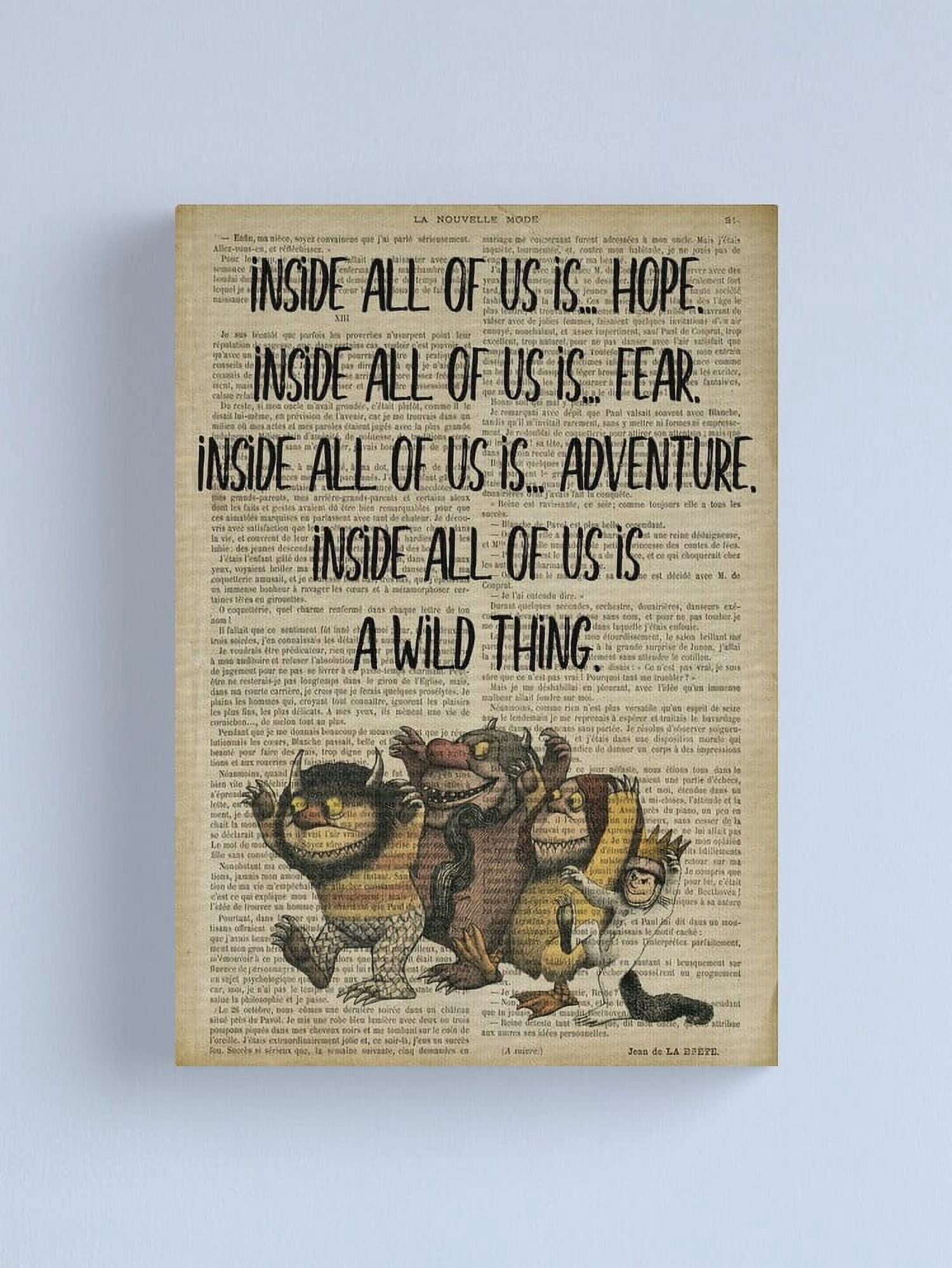Aaroca Inside all of us is... Where the Wild Things Are old dictionary ...