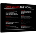Aaroca Inspirational Canvas Painting Motivational Wall Art Core Values ...