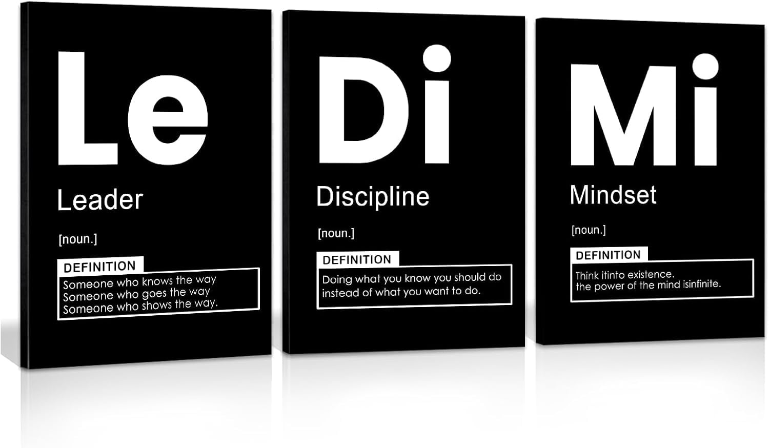 Aaroca Inspirational Canvas Painting Wall Art,Motivational Leader ...