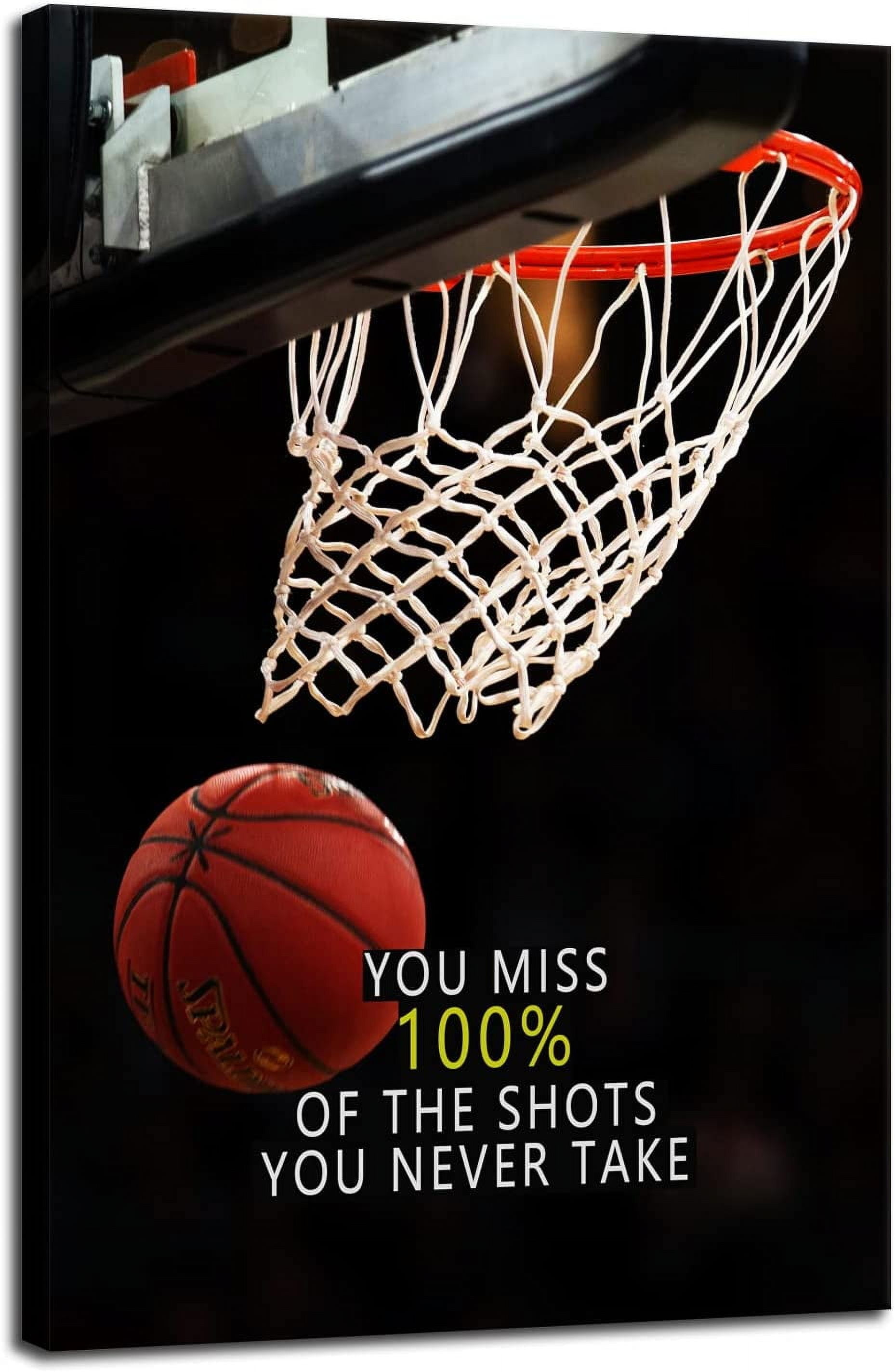 Aaroca Inspirational Canvas Wall Art Sports Star quote Motivational ...