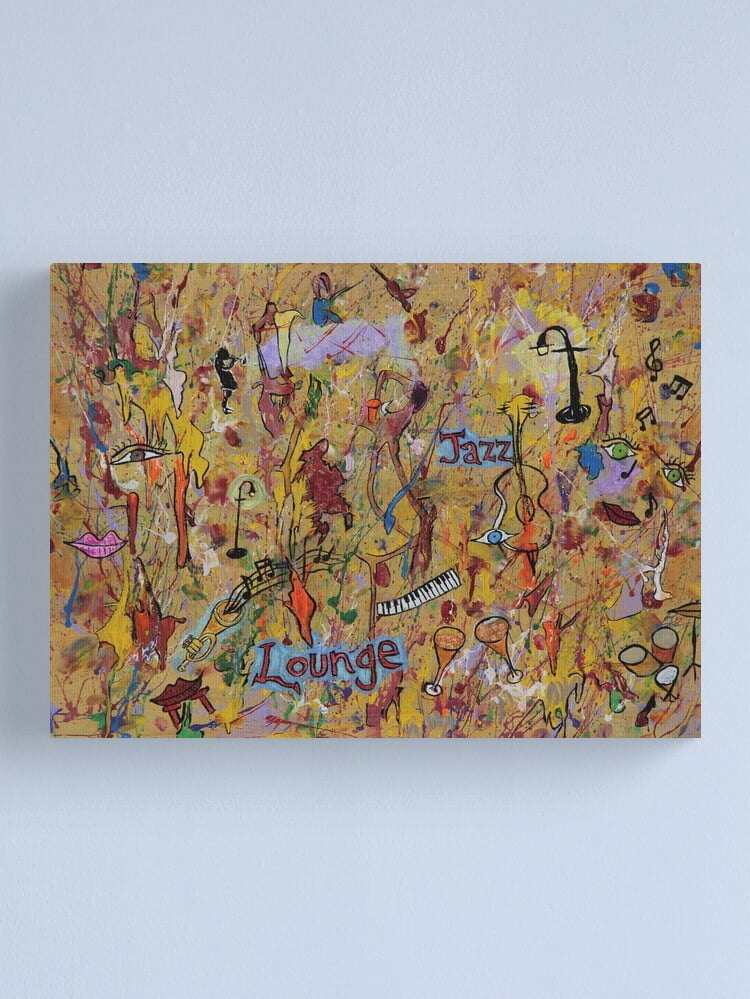 Aaroca Jazz Lounge Canvas Print Canvas Poster - Modern Wall Art for ...