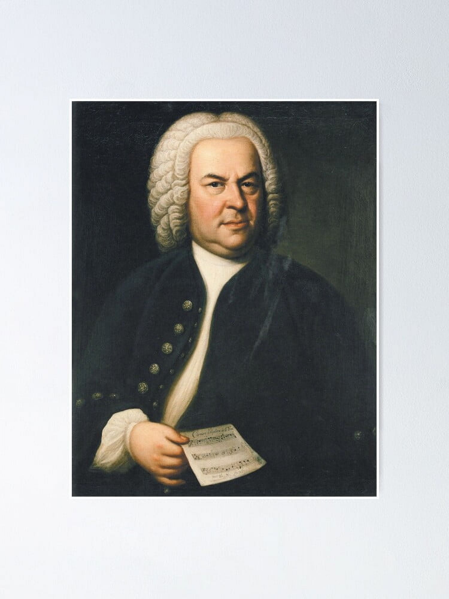 Aaroca Johann Sebastian Bach – Composer (Unframed) Classic Decoration ...