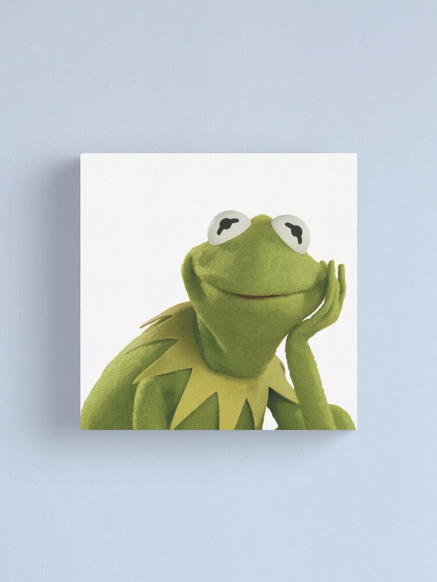 Aaroca Kermit The Frog Canvas Print (Unframed) Classic Decoration for Office Modern Home Decor ...