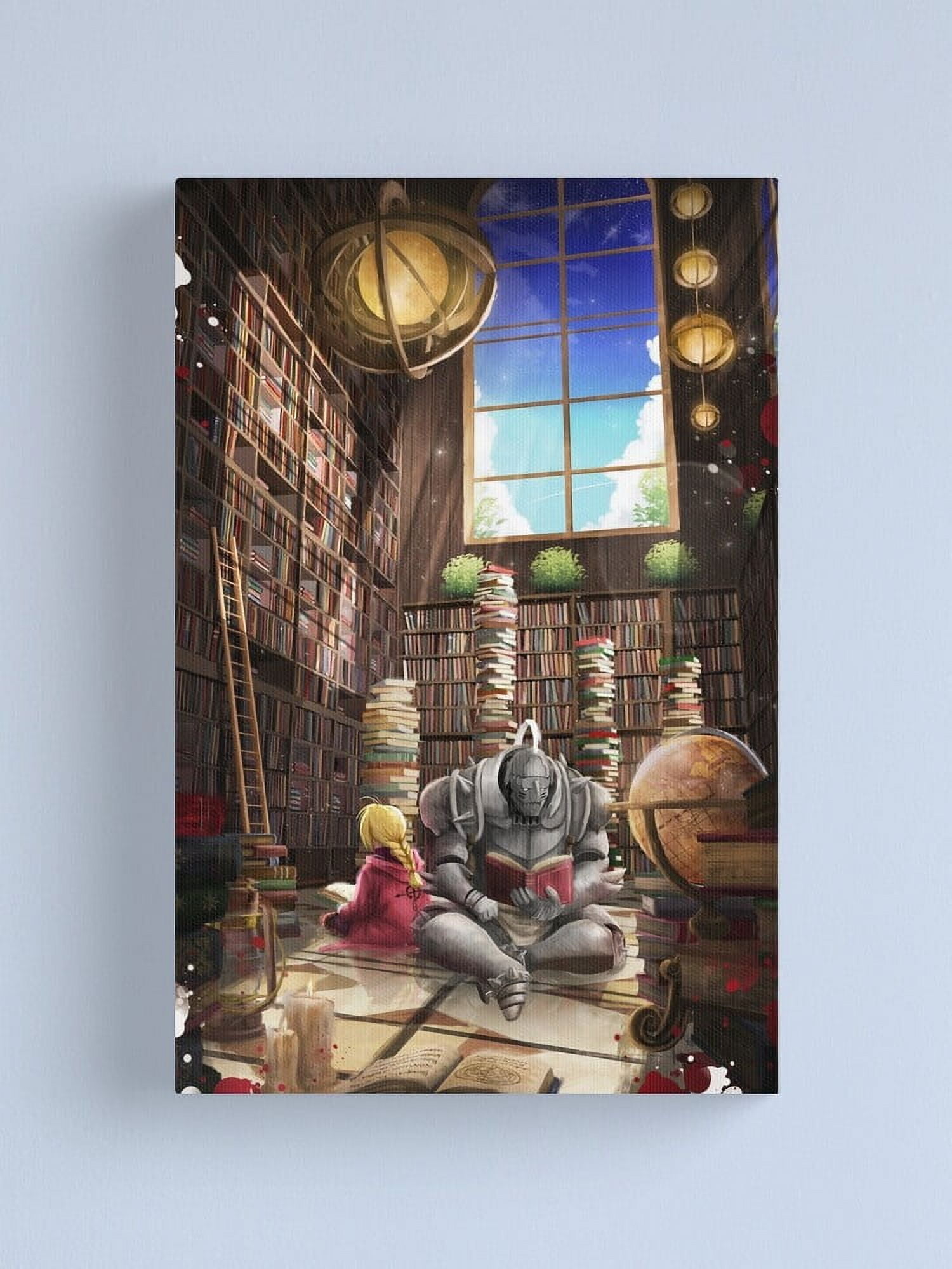 Aaroca Library Alchemist Canvas Print (Unframed) Classic Decoration for ...