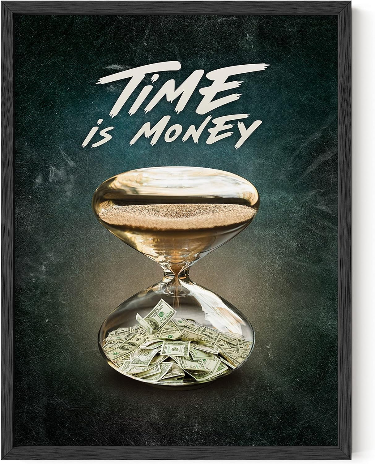 Aaroca Money Wall Art - Unframed Wall Art Motivational, Masculine Art ...