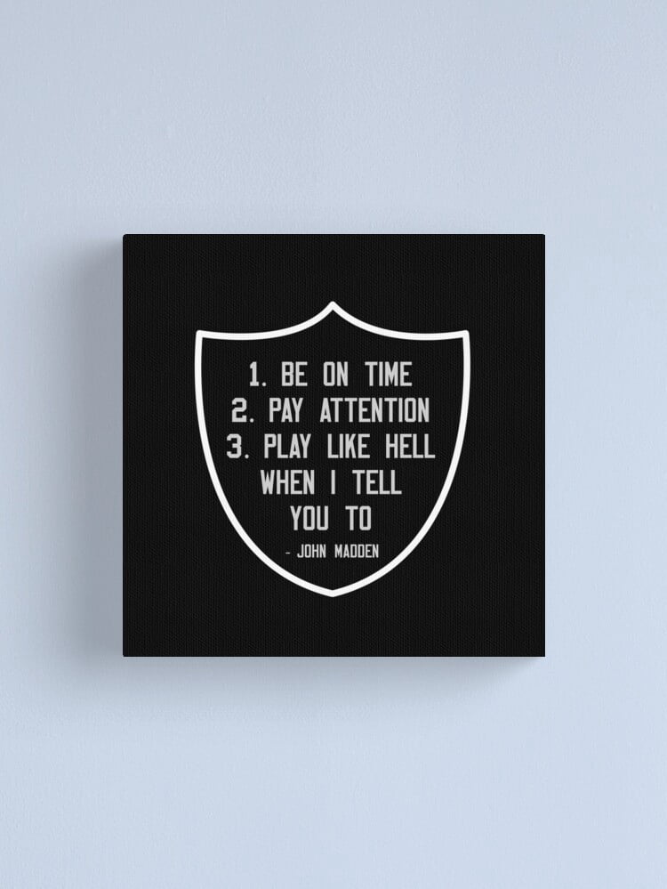 Aaroca MADDEN RULES Canvas Print (Unframed) Classic Decoration for ...