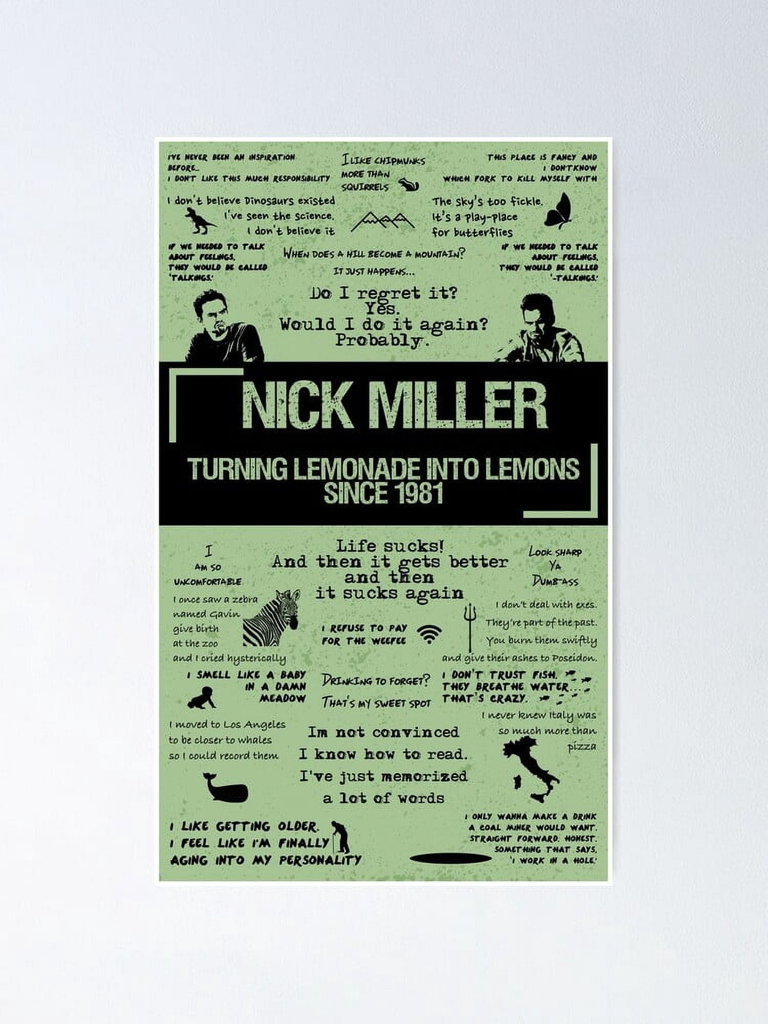 Aaroca NICK MILLER Unframed Classic Decoration for Office Modern Home ...