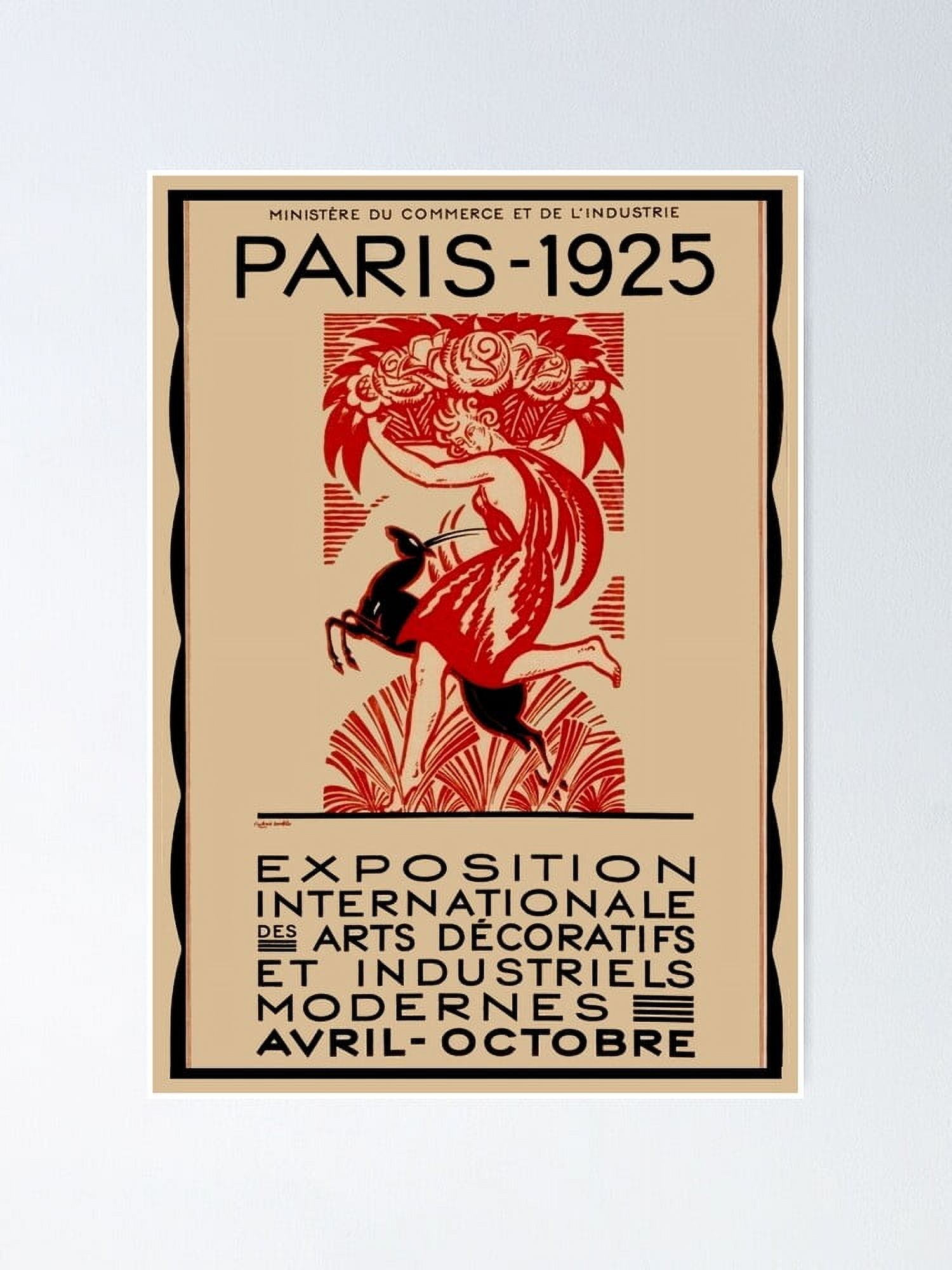 Aaroca PARIS : Vintage 1925 International Arts Exposition Advertising ...