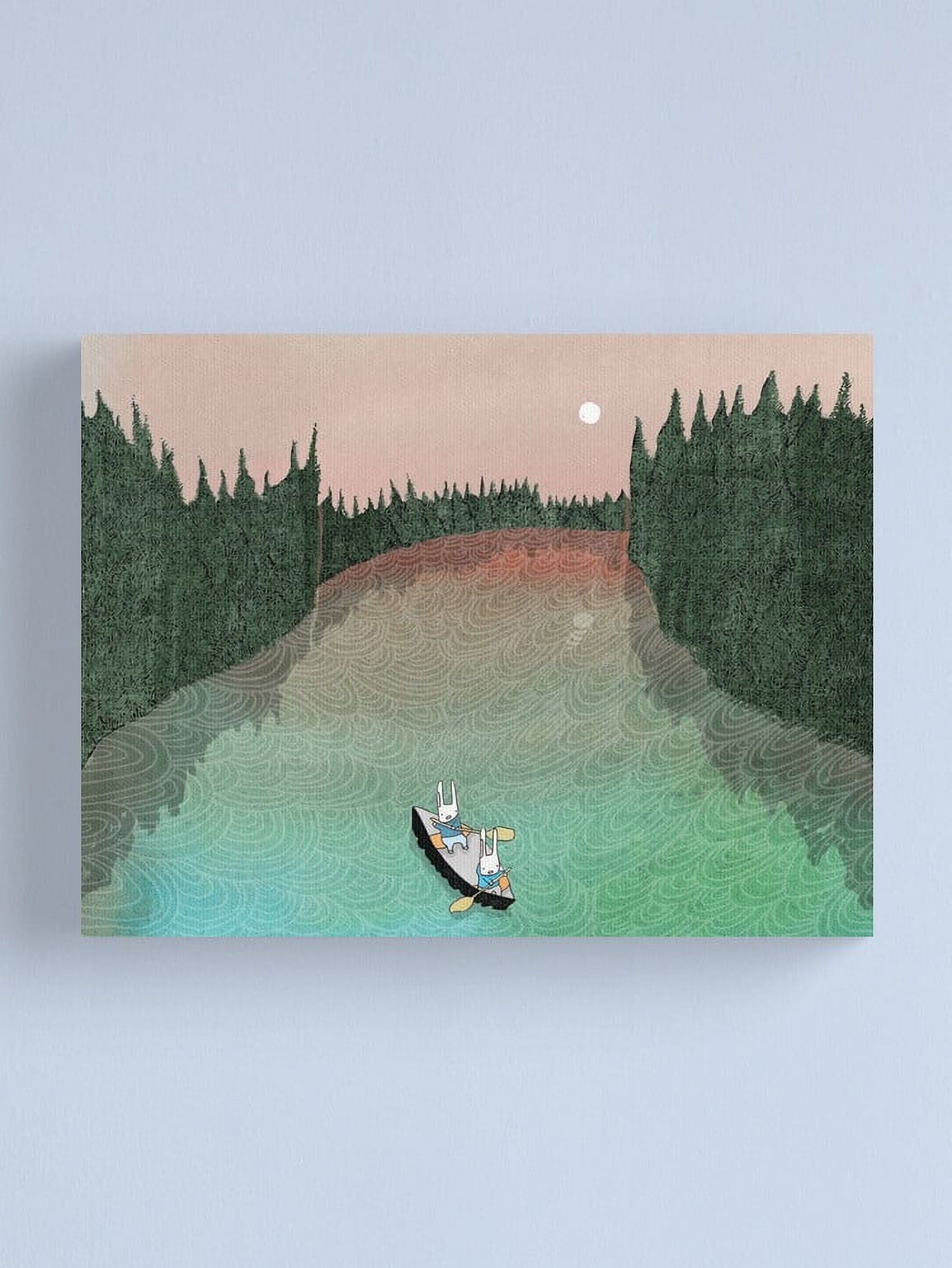 Aaroca Paddling from "In a Jar" Canvas Print (Unframed) Classic ...