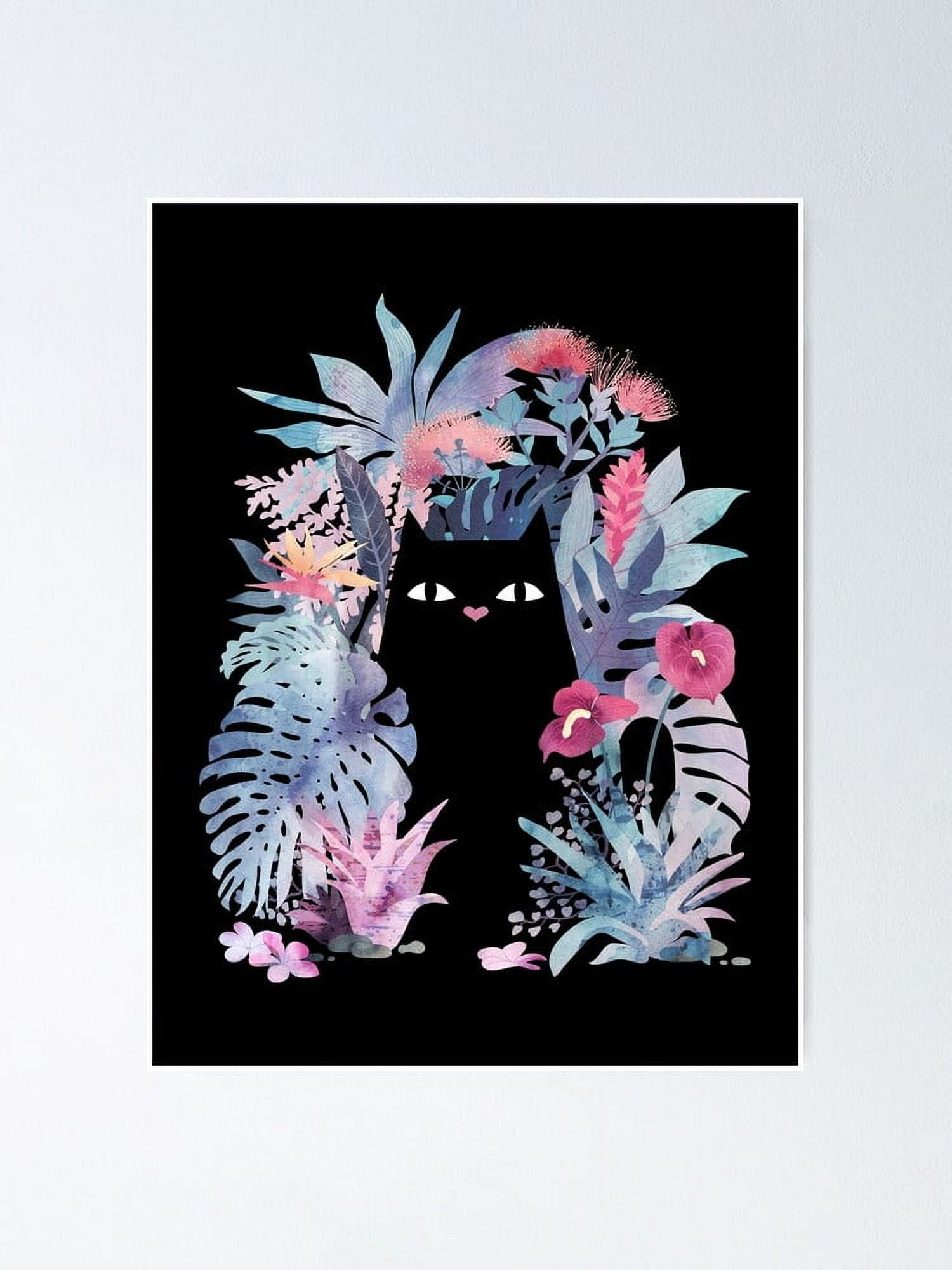 Aaroca Popoki (Pastel Black Velvet) Poster Classic Decoration for ...