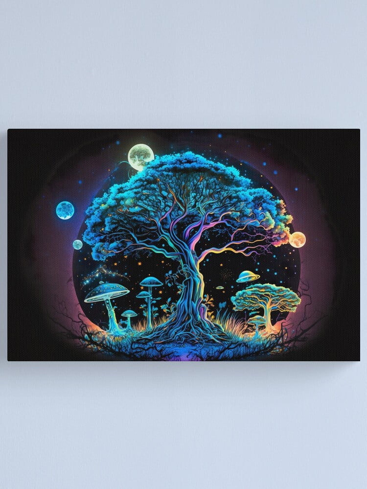 Aaroca Psychedelic Roots Canvas Print (Unframed) Classic Decoration for ...