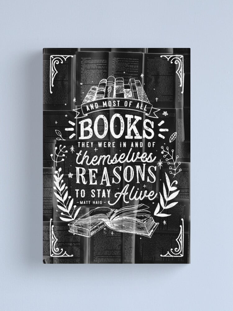 Aaroca Reasons to stay alive Canvas Print Inspirational Quote Canvas - Motivational Wall Art ...