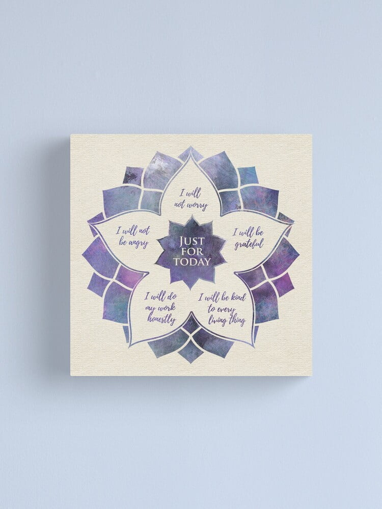 Aaroca Reiki Principles - Reiki Precepts Canvas Print HD Waterproof ...