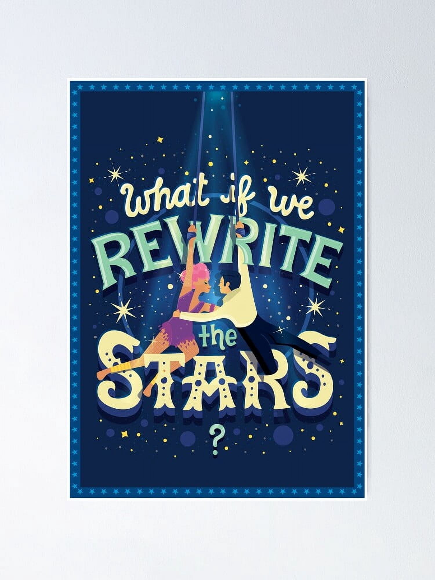 Aaroca Rewrite the stars (Unframed) Classic Decoration for Office ...