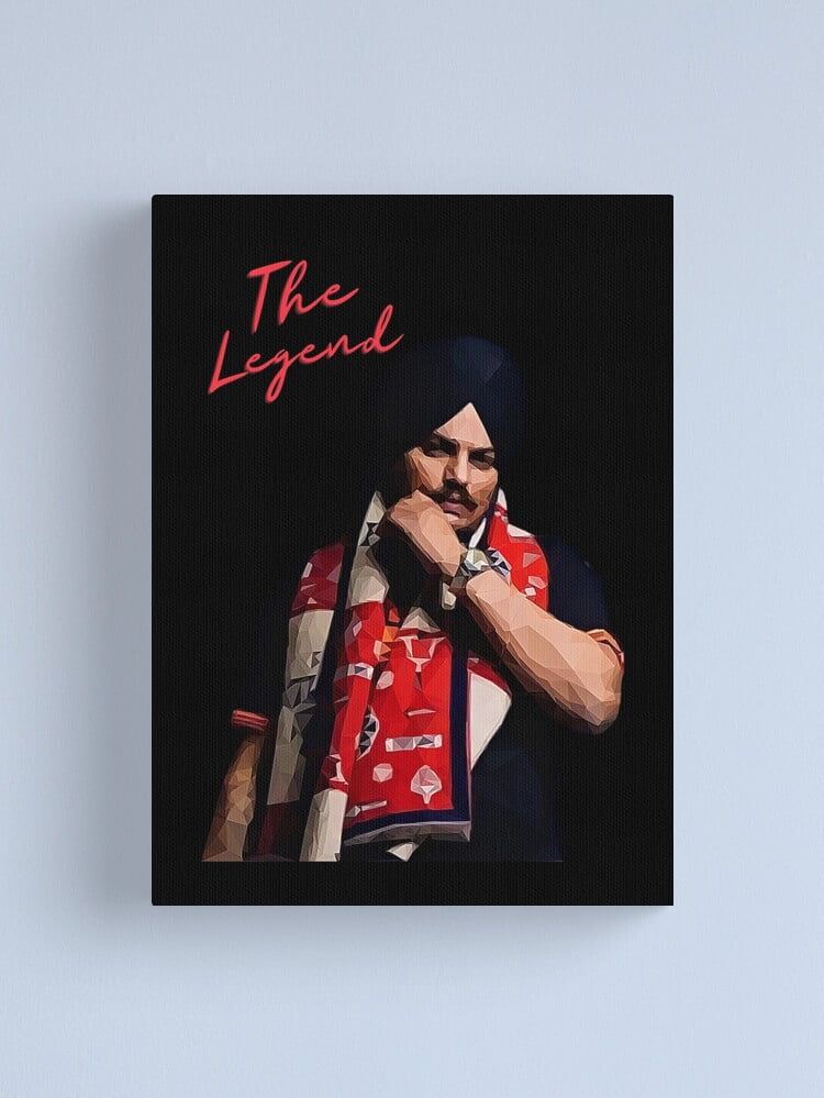 Aaroca Rip Sidhu Moose Wala 1993 - 2022 sidhu the legend forever Canvas ...