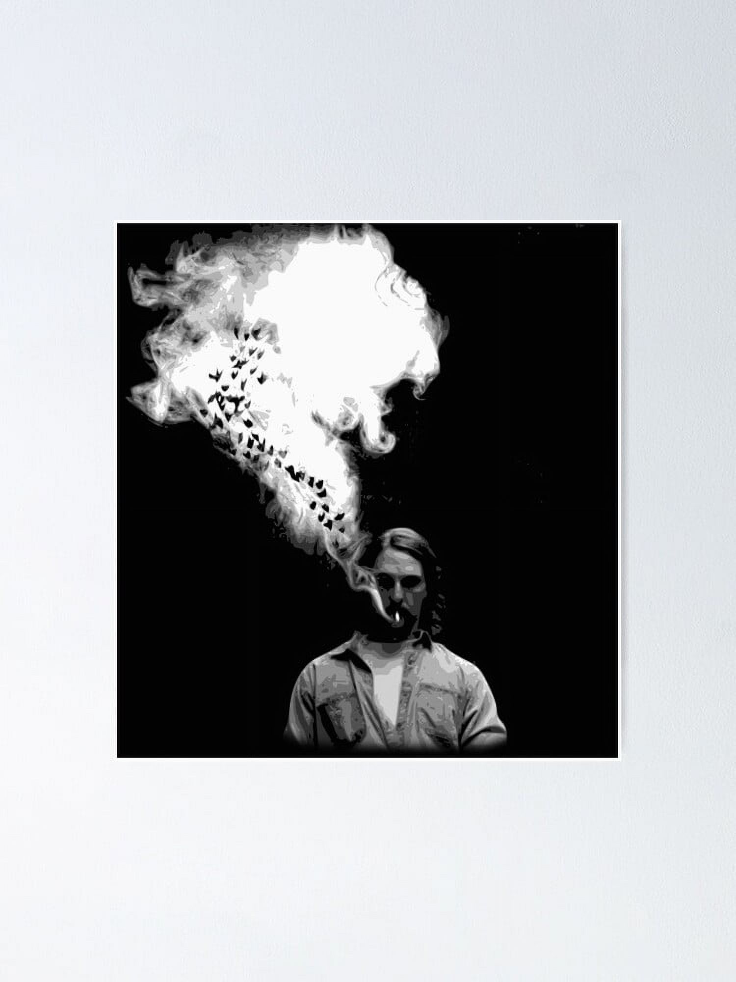 Aaroca Rustin Cohle from True Detective Smoking a Cigarette (Unframed ...