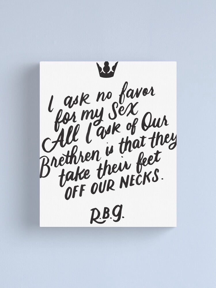 Aaroca Ruth Bader Ginsburg Notorious RBG Canvas Print Inspirational ...