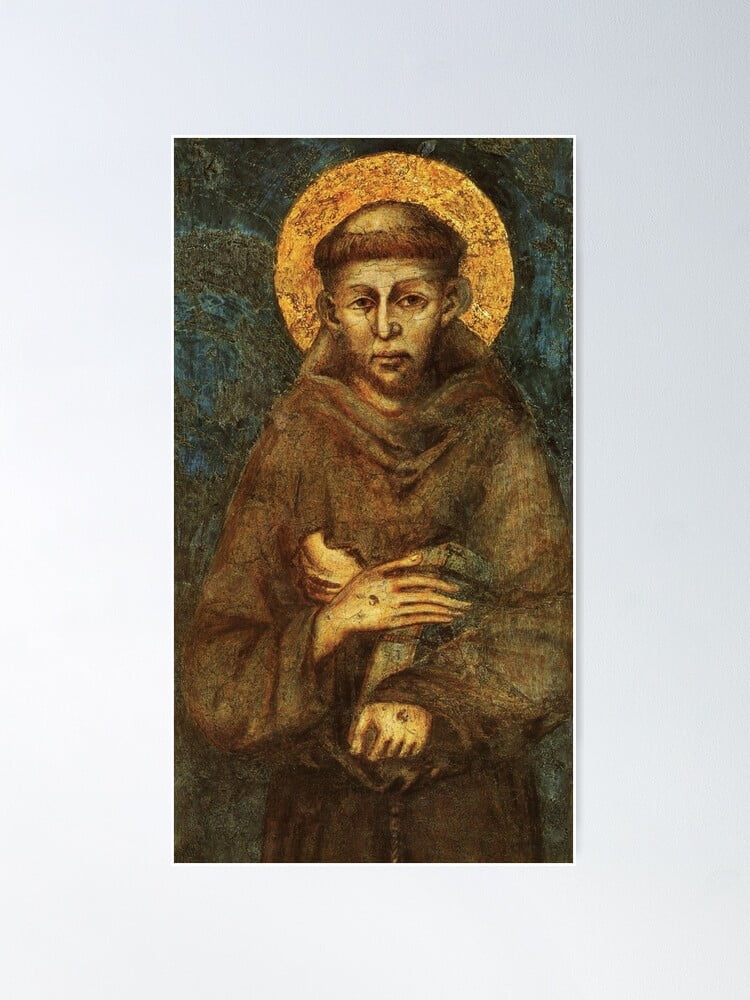 Aaroca Saint Francis of Assisi Poster Canvas Poster - Modern Wall Art ...