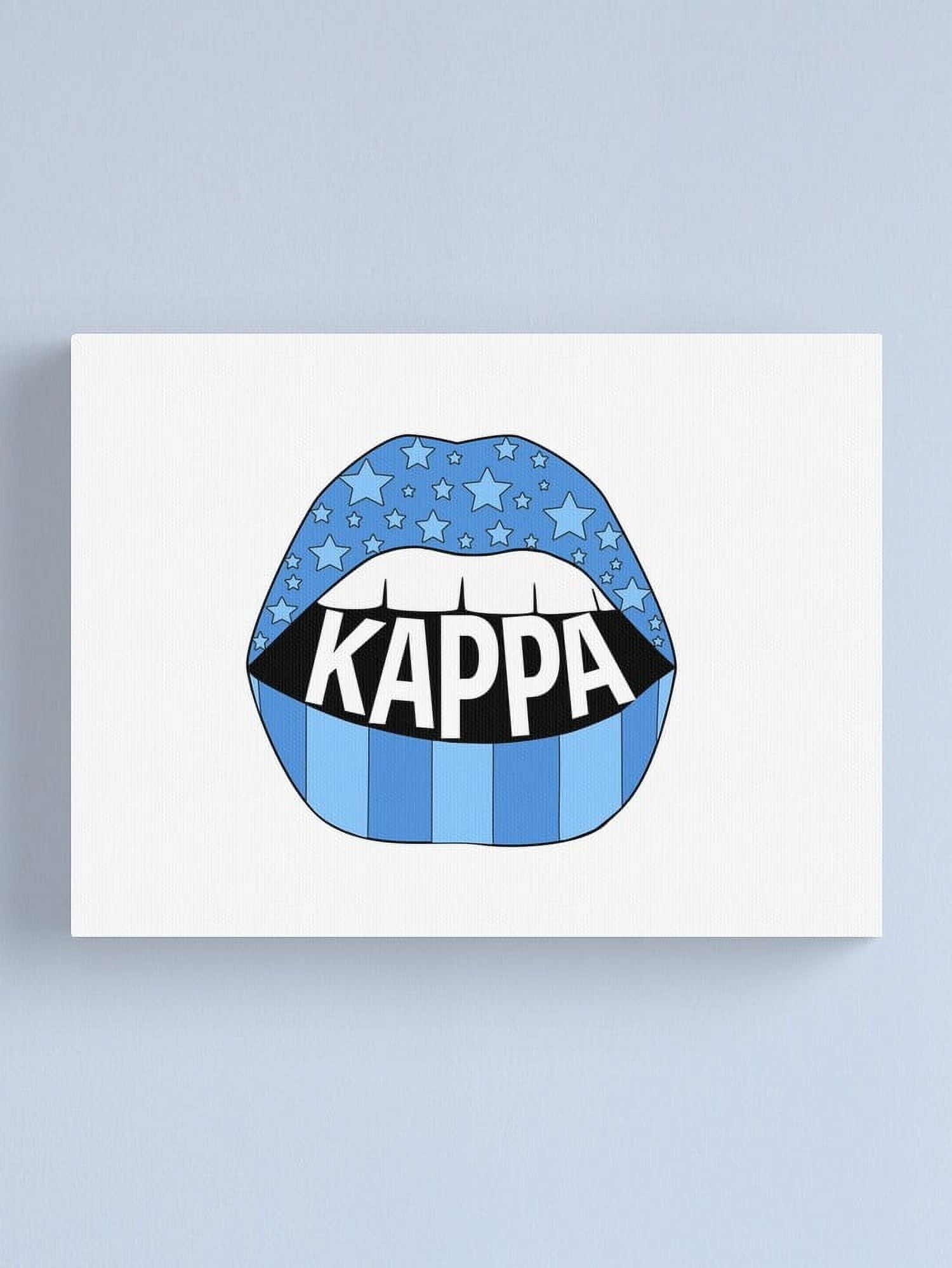 Aaroca Kappa Lips Canvas Print (Unframed) Classic Decoration for Office Modern Home Decor Home ...