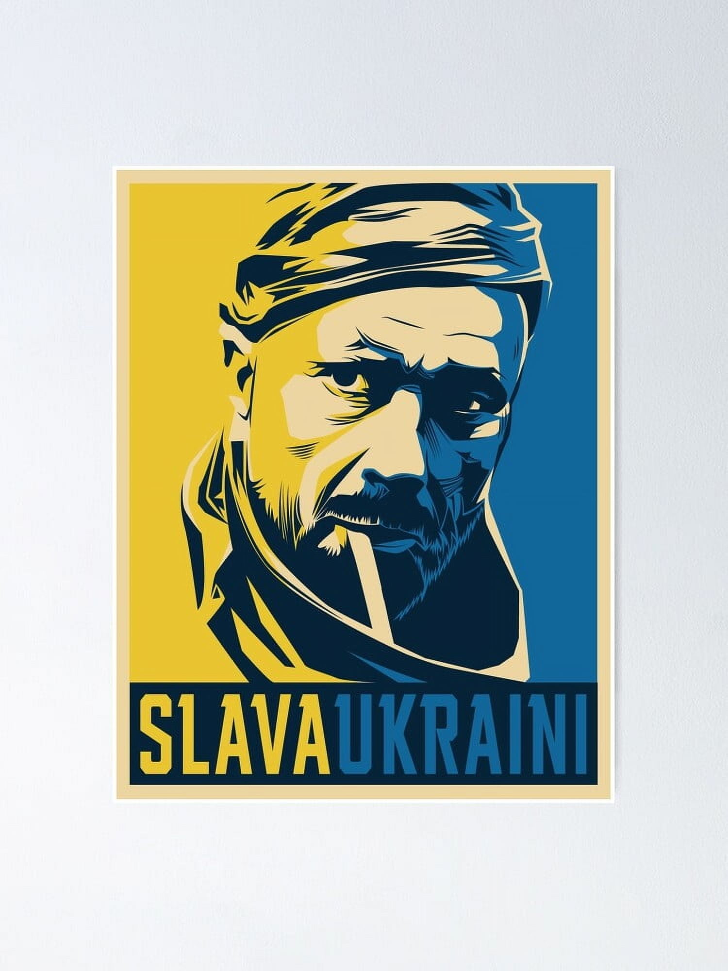 Aaroca Slava Ukraini Glory To Heroes Ukraine (Unframed) Classic ...