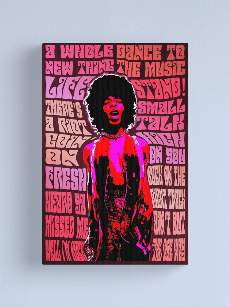 Aaroca Sly Album Vintage Retro Design Canvas Print (Unframed) Classic ...