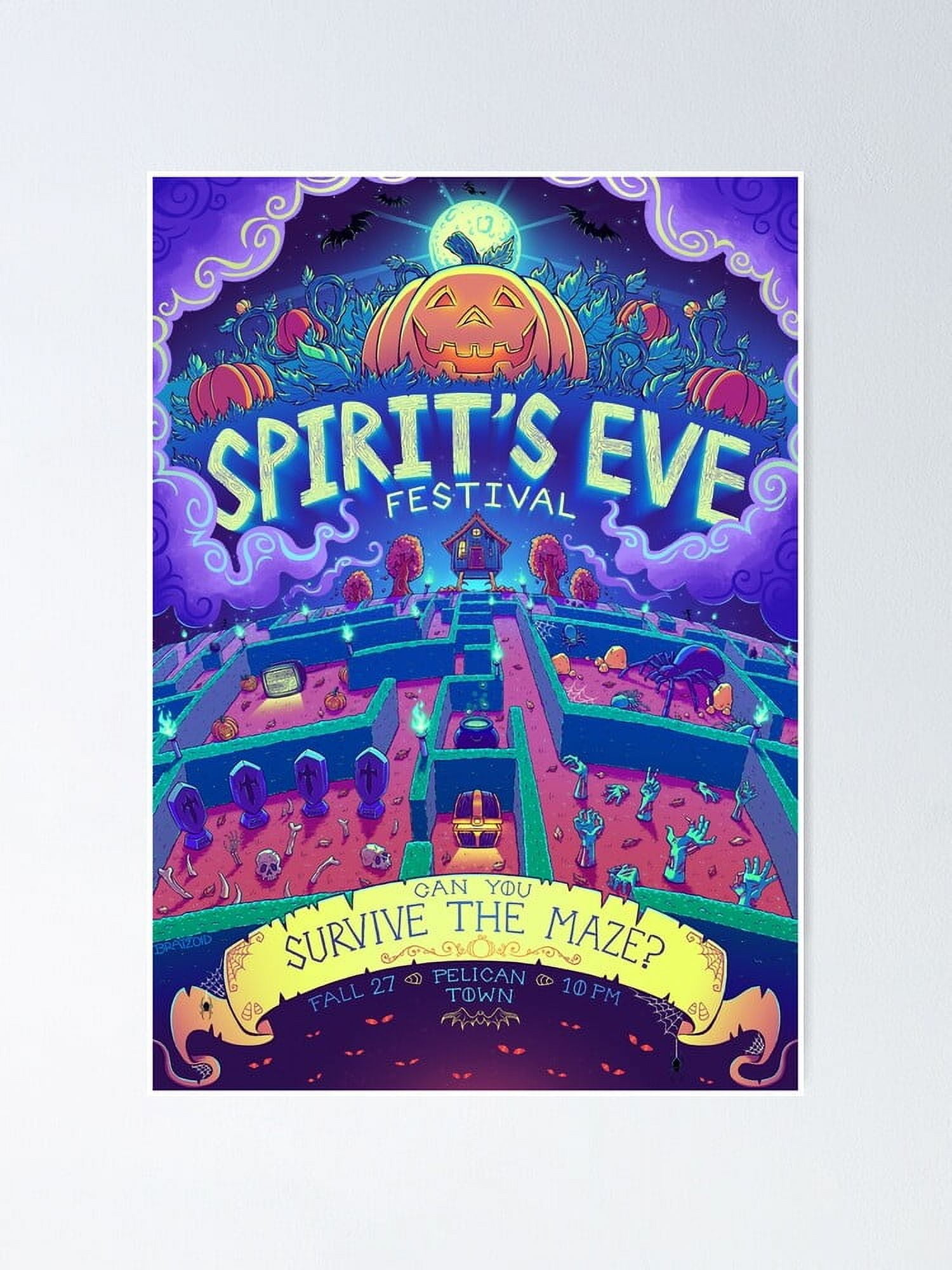 Aaroca Stardew Valley Spirit's Eve (Unframed) Classic Decoration for ...
