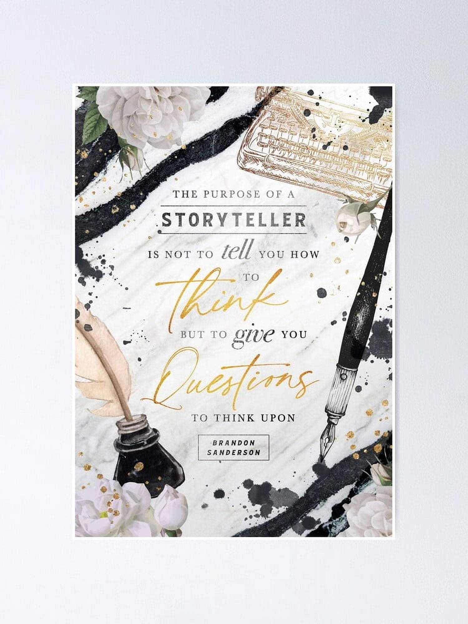 Aaroca Storyteller Unframed Classic Decoration for Office Modern Home ...