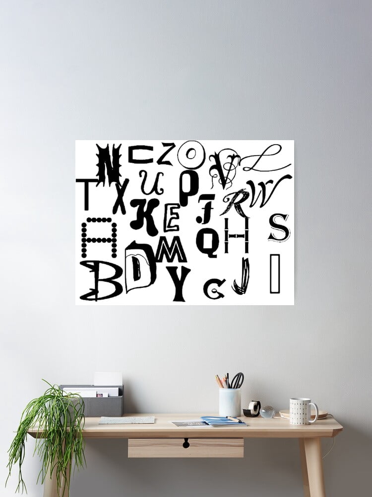 Aaroca The ABC Poster Poster Classic Decoration for Office Modern Home ...