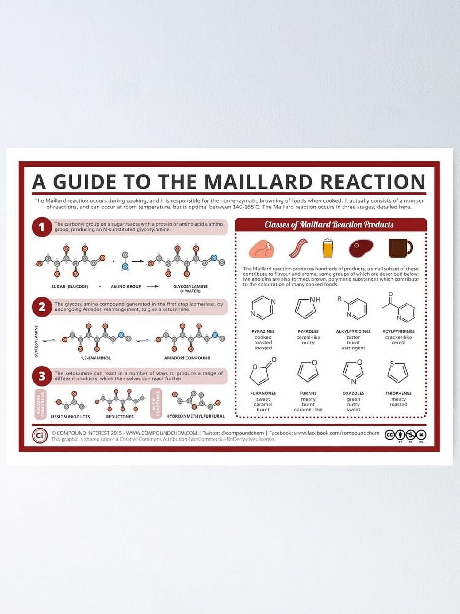 Aaroca The Maillard Reaction (Unframed) Classic Decoration for Office ...