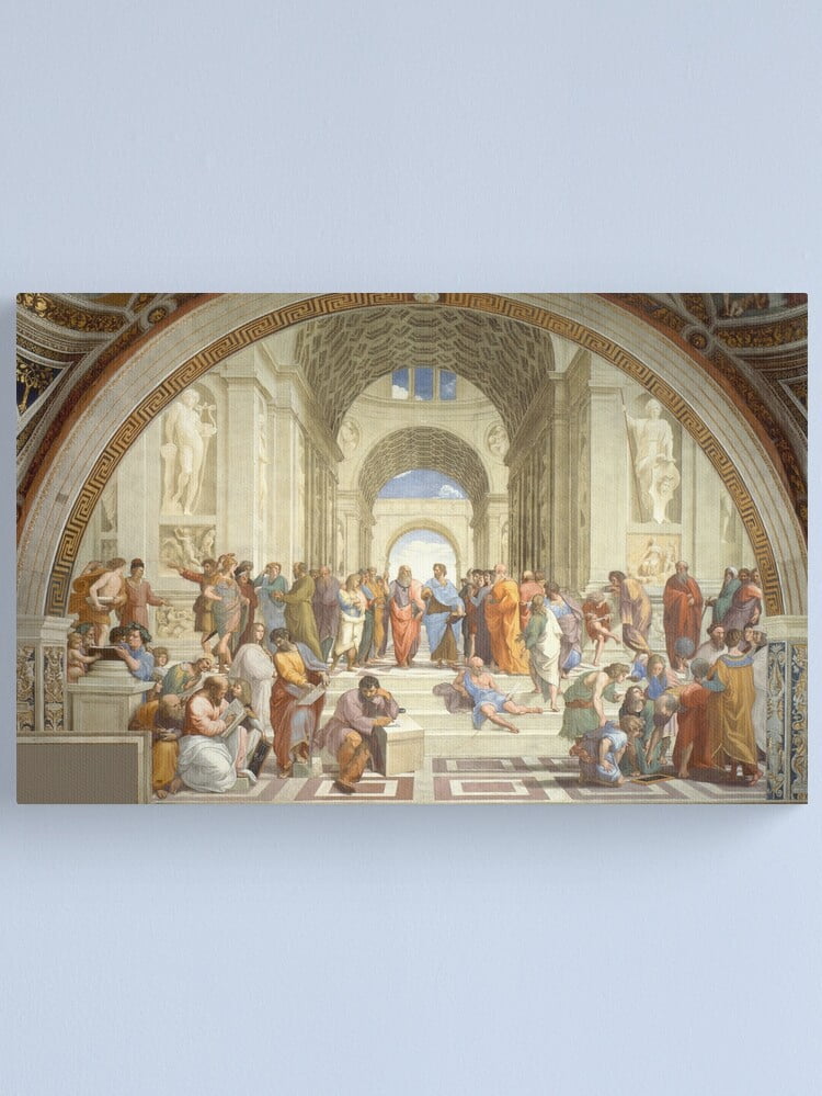 Aaroca The School of Athens, Plato & Aristotle, Raphael Masterpiece ...