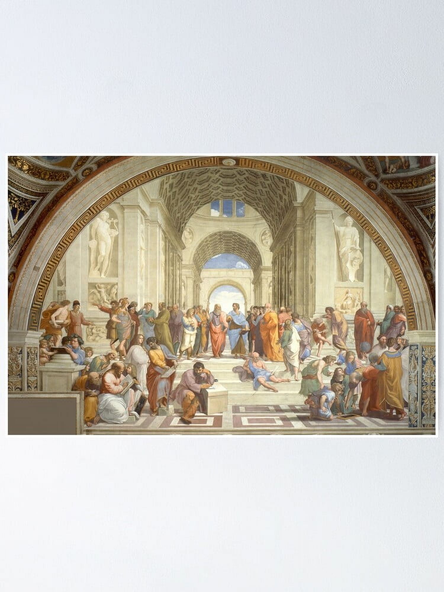 Aaroca The School of Athens, Plato & Aristotle, Raphael Masterpiece ...