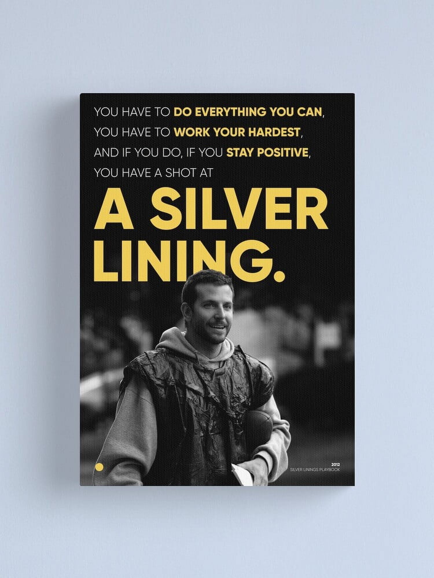 Aaroca The Silver Linings Playbook Canvas Print (Unframed) Classic ...