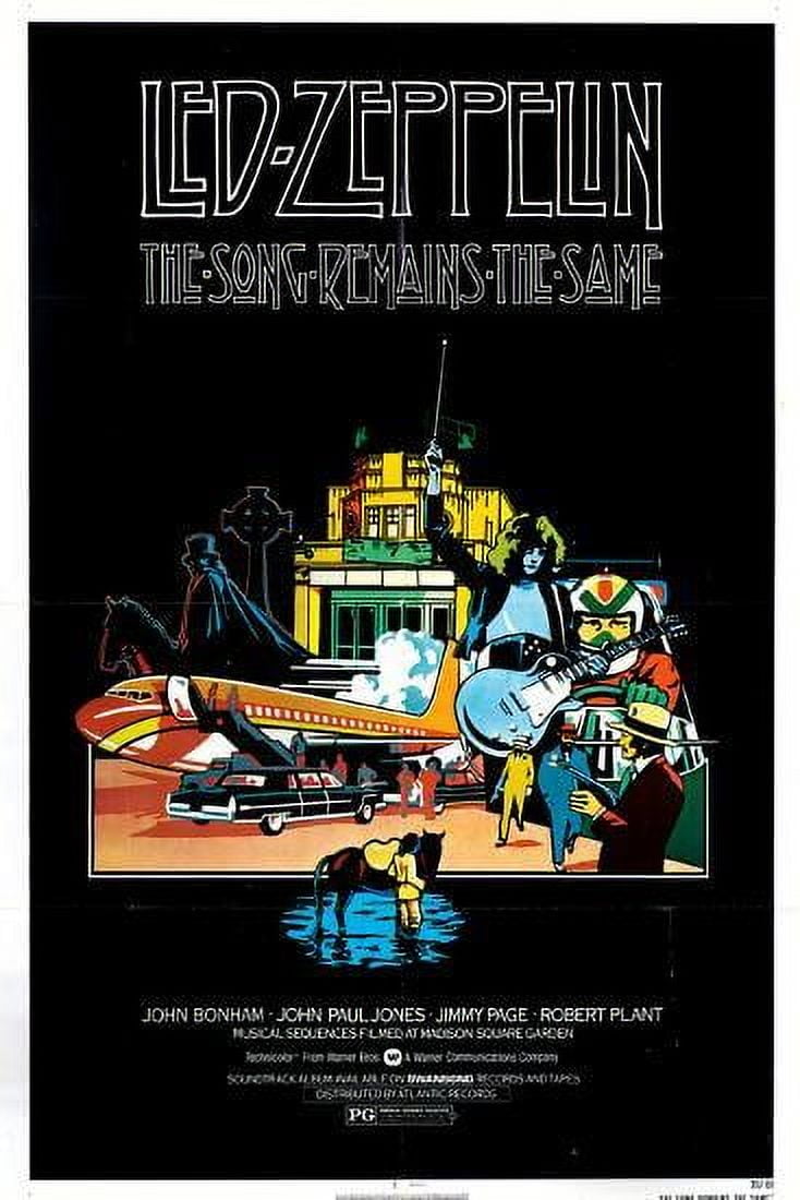 Aaroca The Song Remains the Same, Jimmy Page, 1976 (Unframed) Classic ...