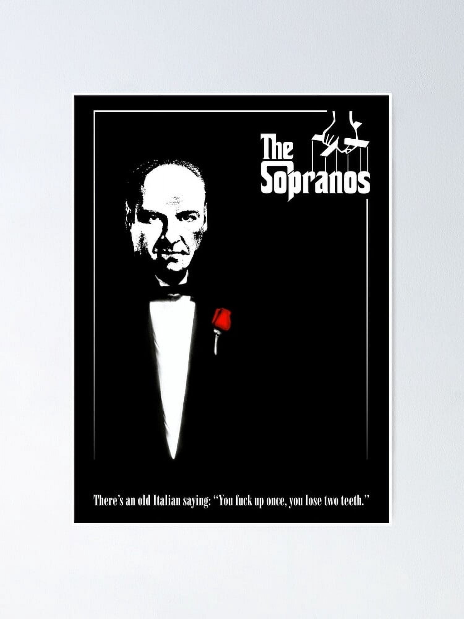 Aaroca The Sopranos (The Godfather mashup) Unframed Classic Decoration ...