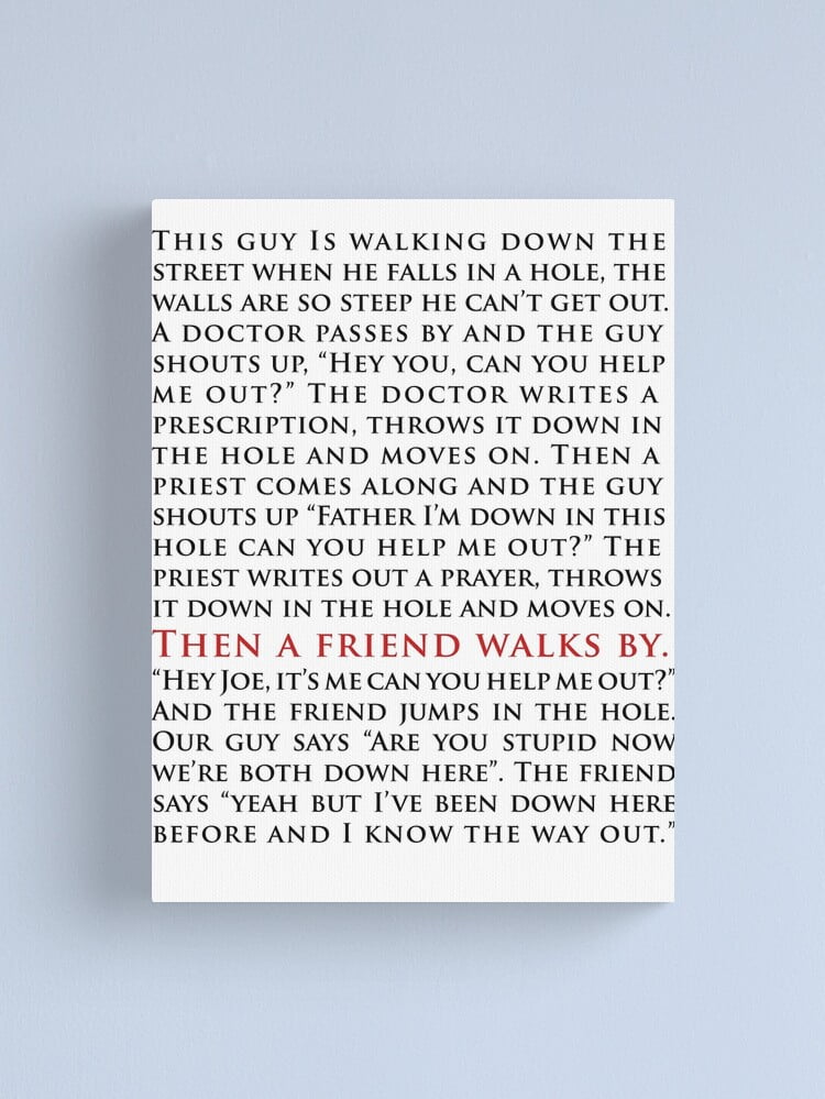 Aaroca The West Wing "I know the way out" speech Canvas Print ...