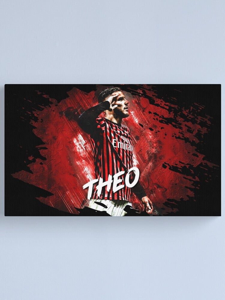 Aaroca Theo Hernandez Ac Milan Canvas Print (Unframed) Classic ...