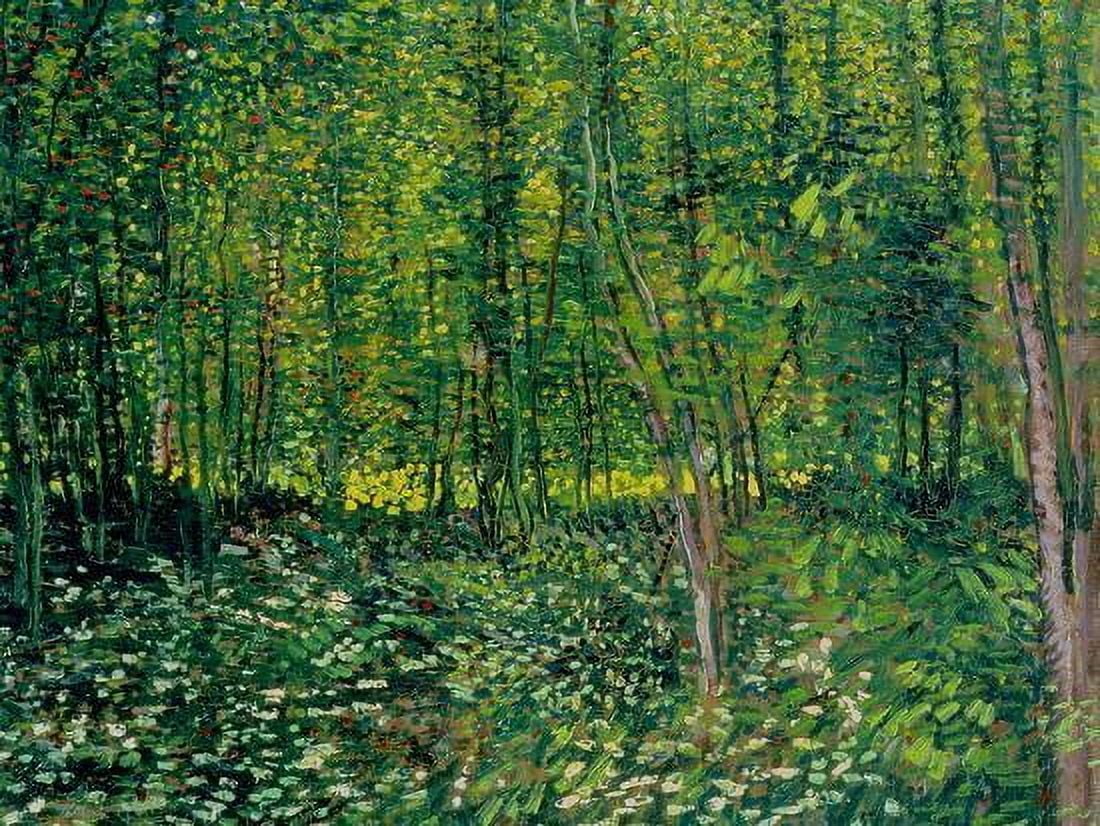Aaroca Trees and Undergrowth, c.1887 (Unframed) Classic Decoration for ...