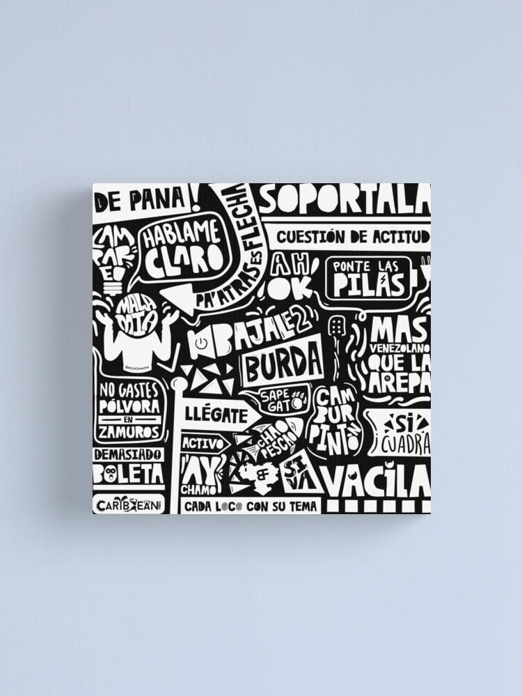 Aaroca (White) "More Venezuelan Than The Arepa" Canvas Print Canvas ...
